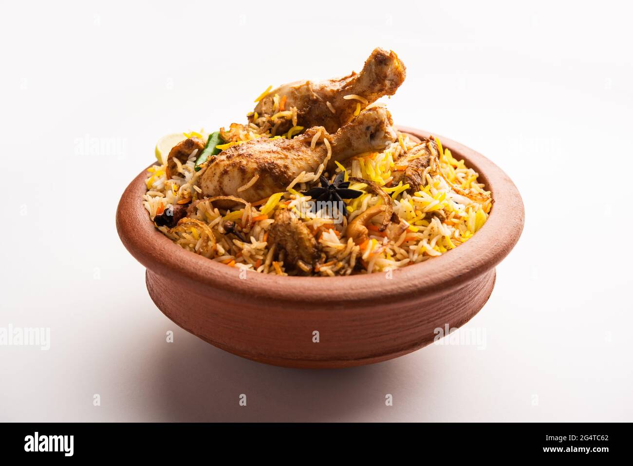 Dum Handi chicken Biryani is prepared in an earthen or clay pot called ...