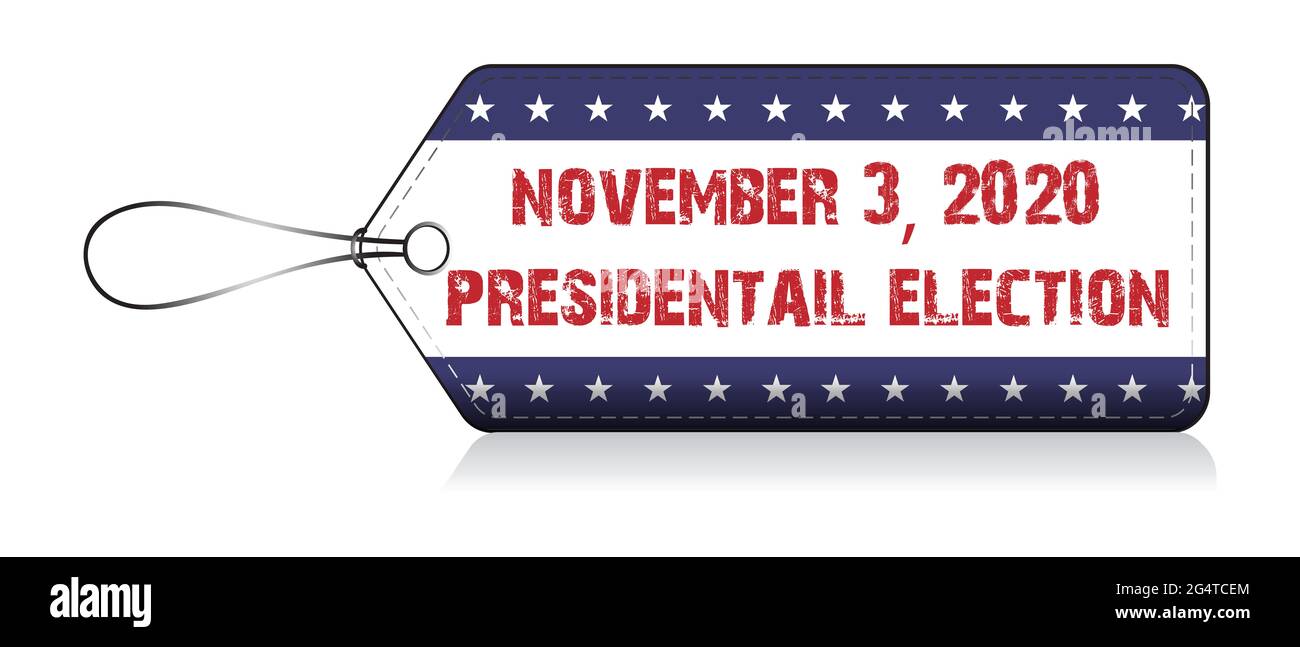 2020 presidential election political campaign banner hi-res stock ...