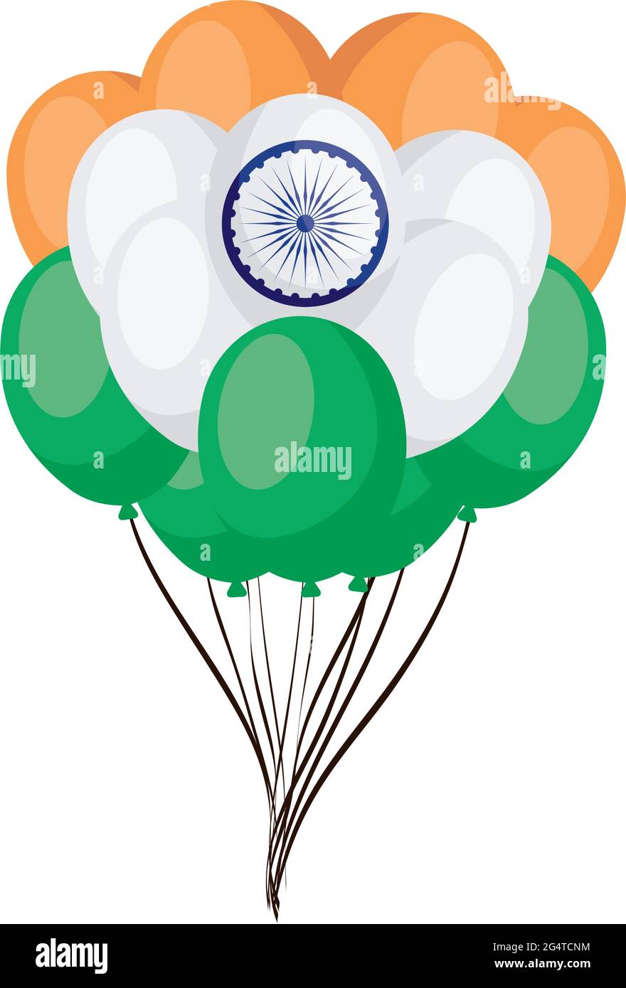 Indian balloons on white background Stock Vector Image & Art - Alamy