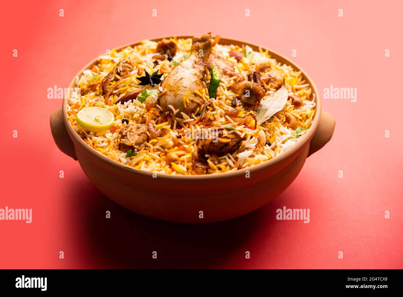 Dum Handi chicken Biryani is prepared in an earthen or clay pot called ...