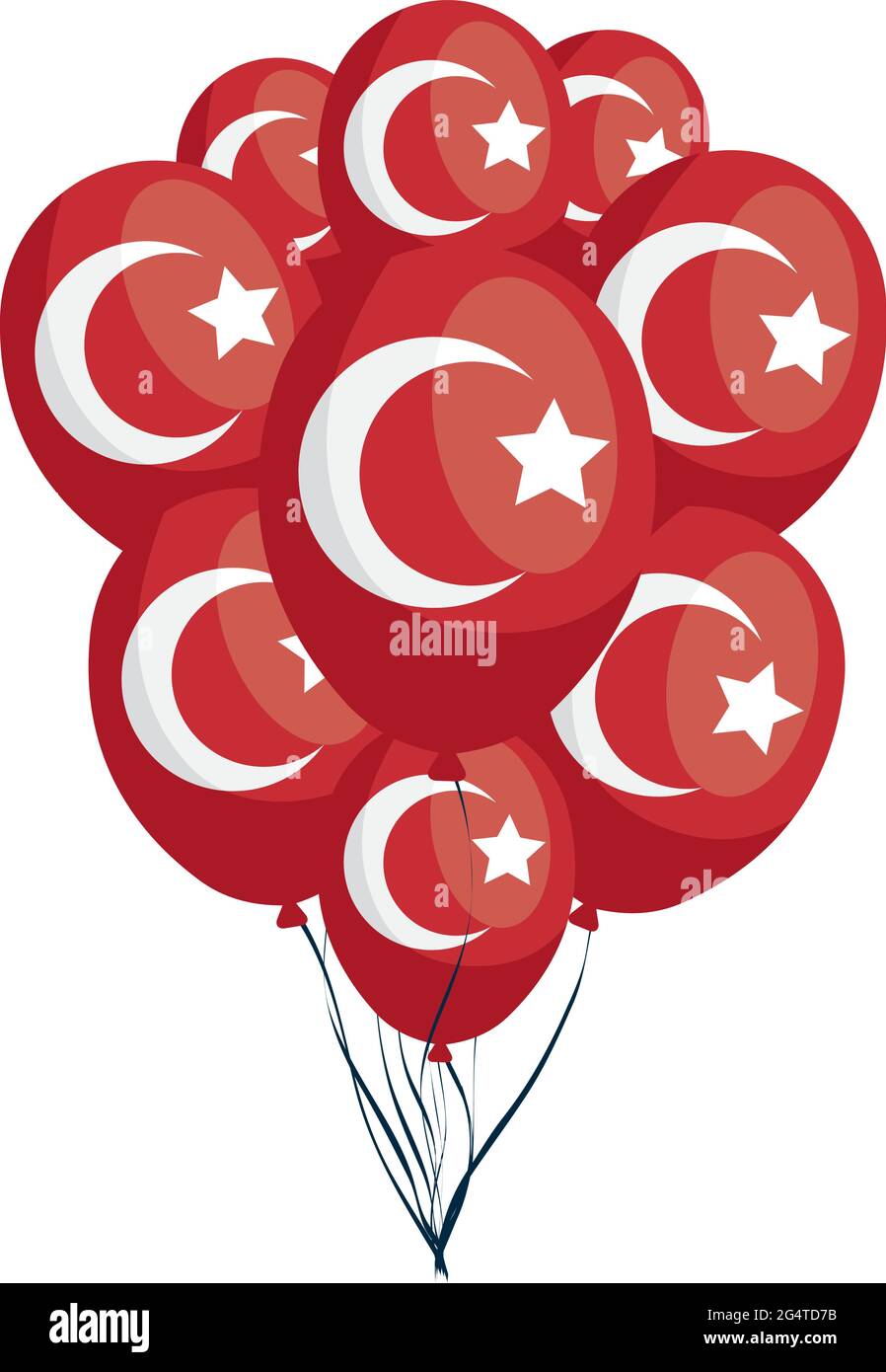 Turkish balloons on white background Stock Vector Image & Art - Alamy