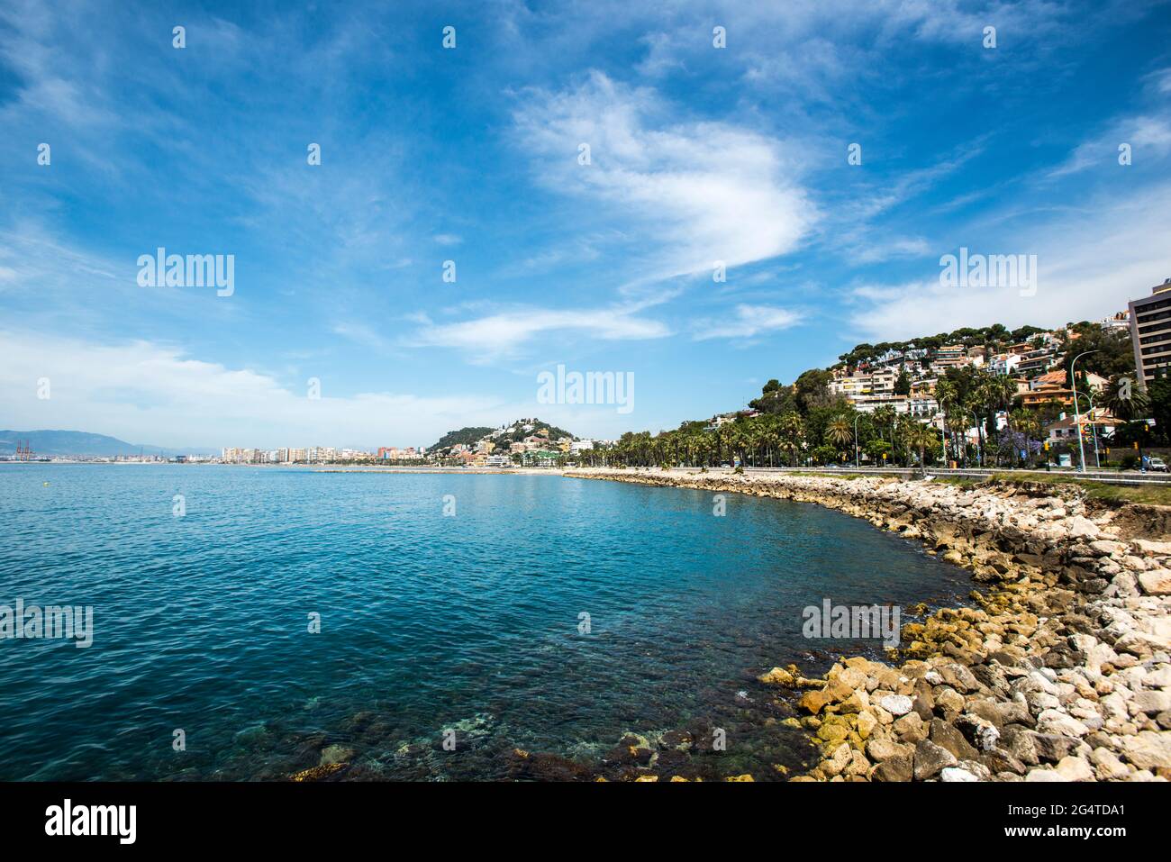 Pedregalejo Beach in Malaga Stock Photo - Alamy