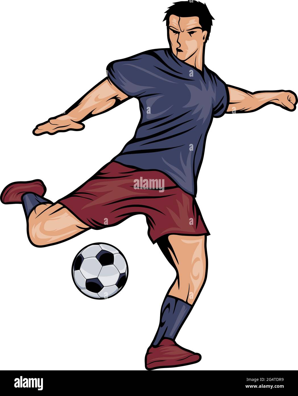 football soccer sport player character Stock Vector Image & Art - Alamy