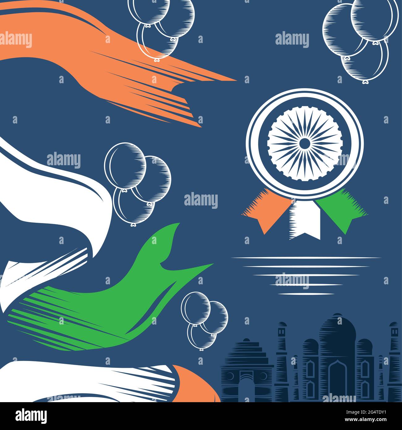india independence poster Stock Vector Image & Art - Alamy