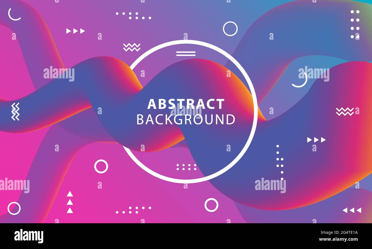 Abstract fluid 3D background gradients Stock Vector Image & Art - Alamy