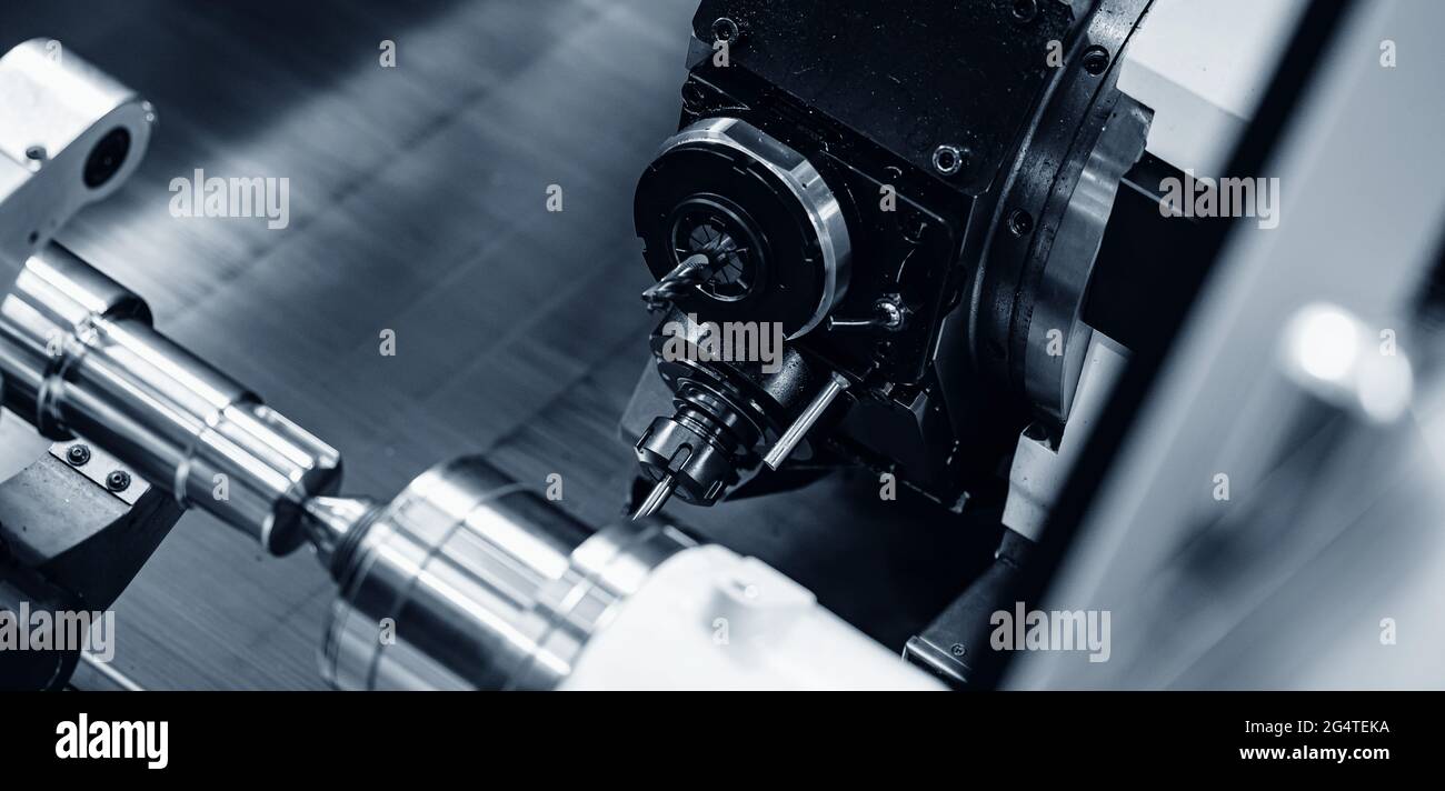 CNC turning drill milling factory steel billet process. Banner Metal ...