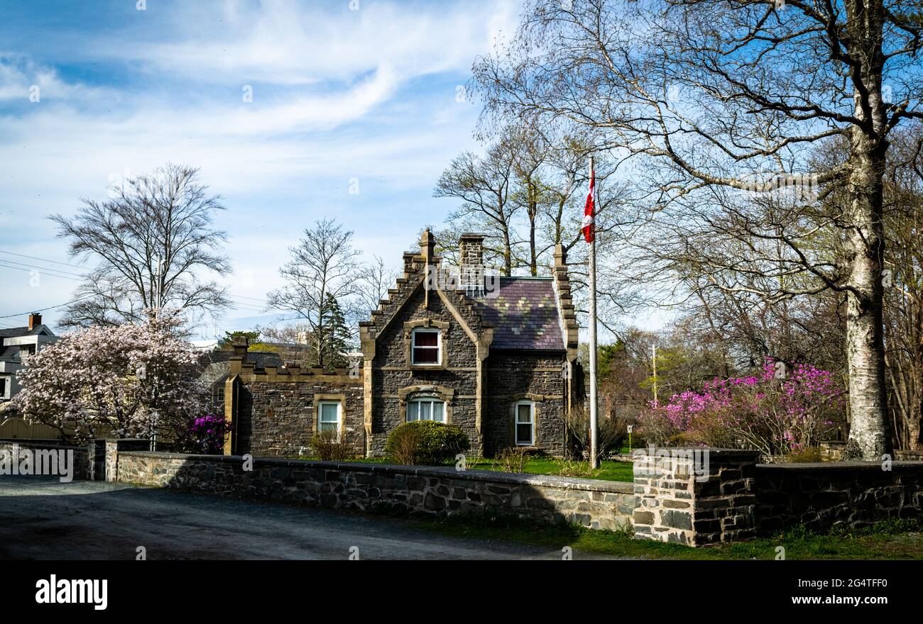 the point Pleasant Park Gatekeeper's Lodge Stock Photo - Alamy
