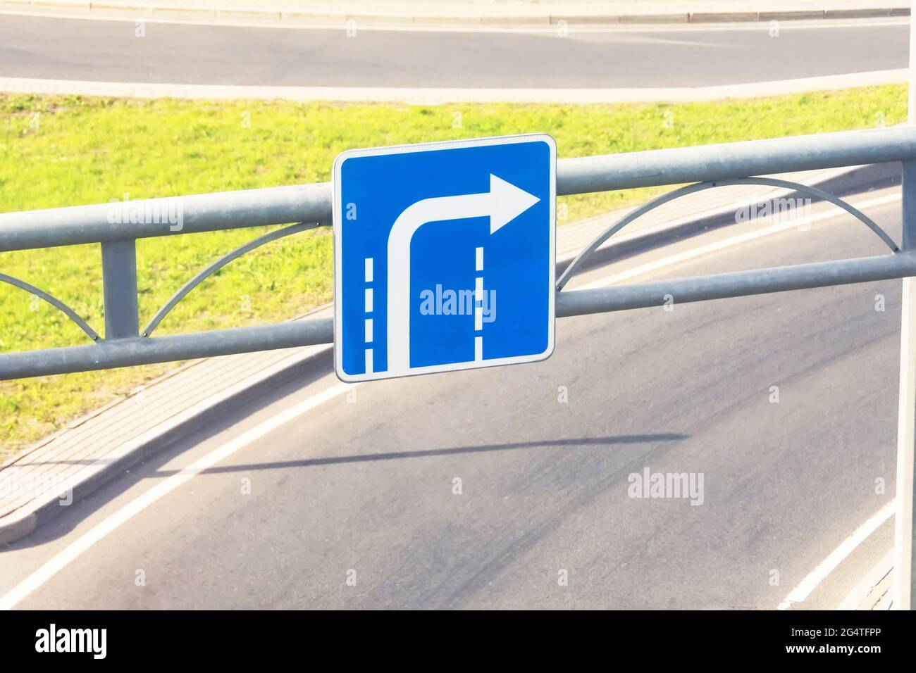 Highway Exit Sign Arrow