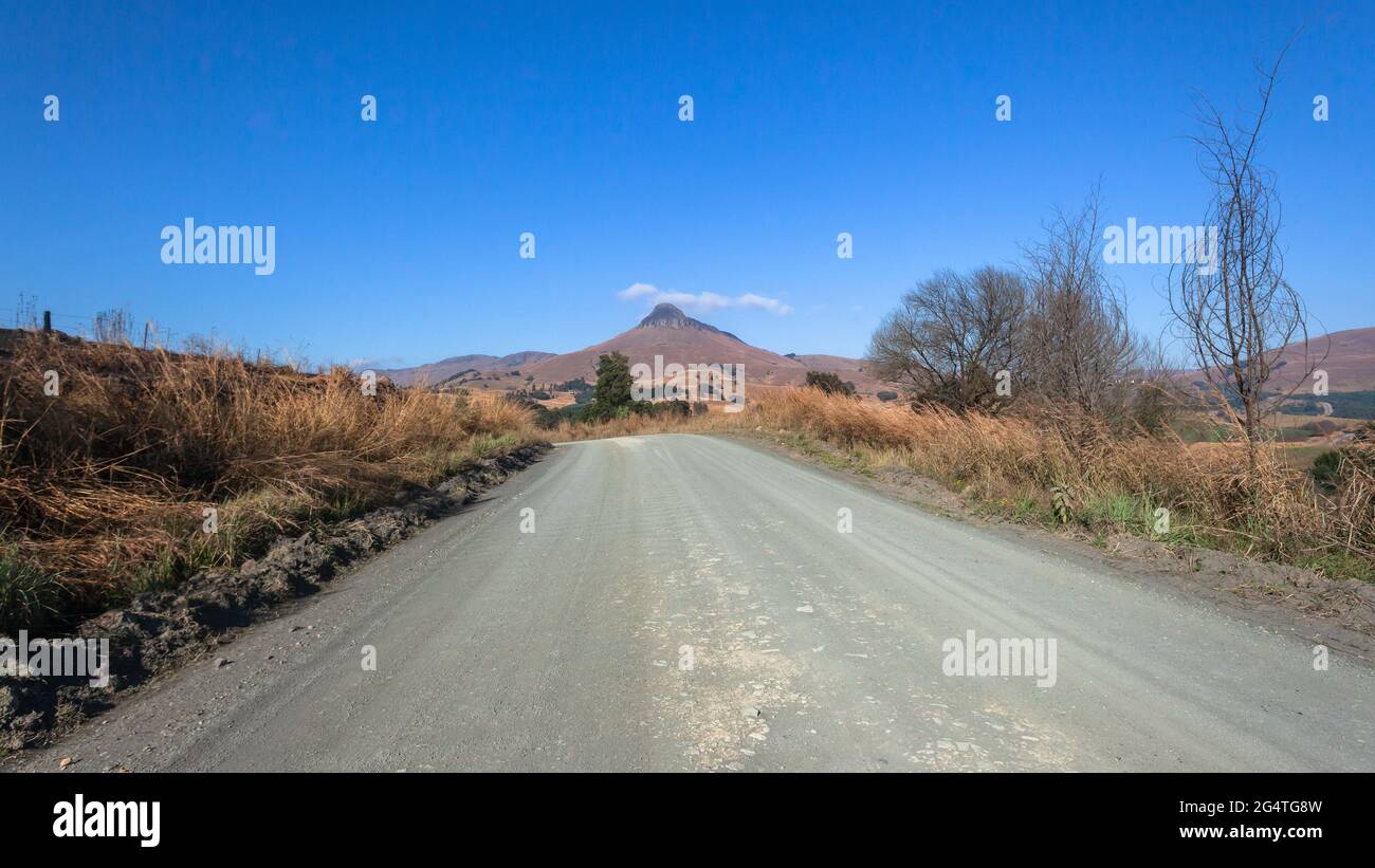 Dirt road route panoramic photo image in the Midlands of KZ Natal on ...