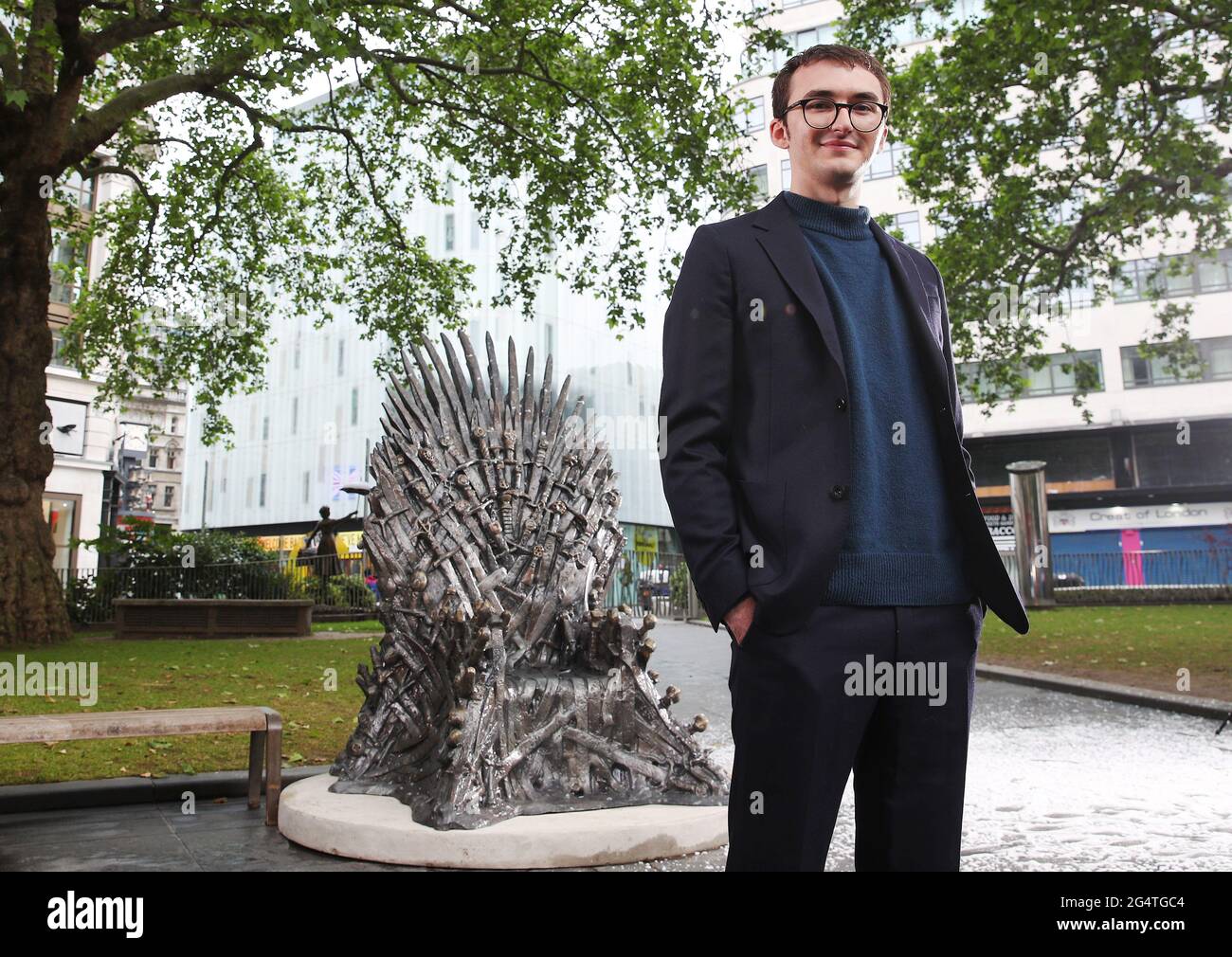 London, UK. Isaac Hempstead Wright (who played Bran Stark) and The Game ...