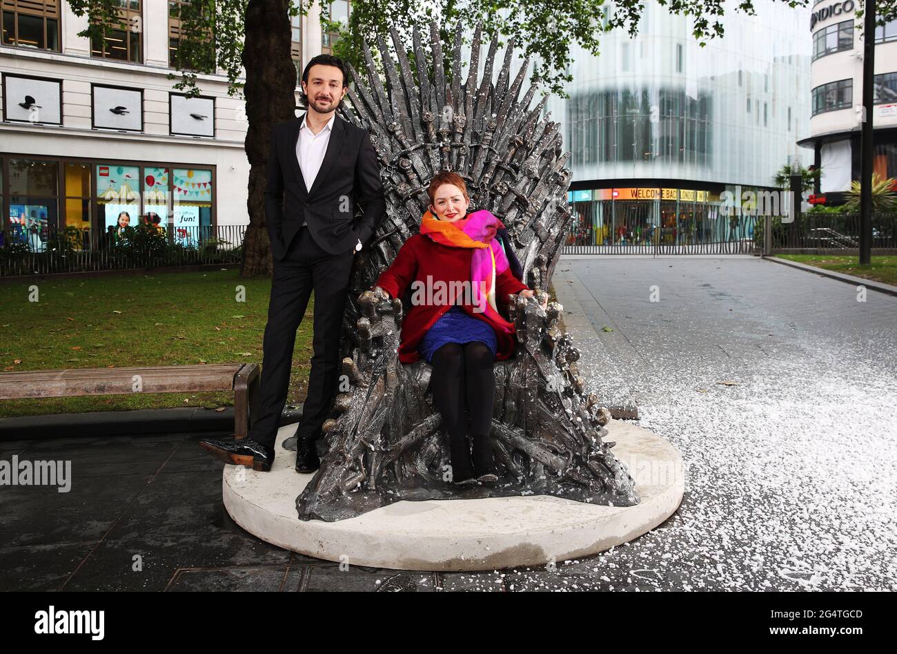 London, UK. Alex Zane and Chief Executive á of Heart of London Business ...