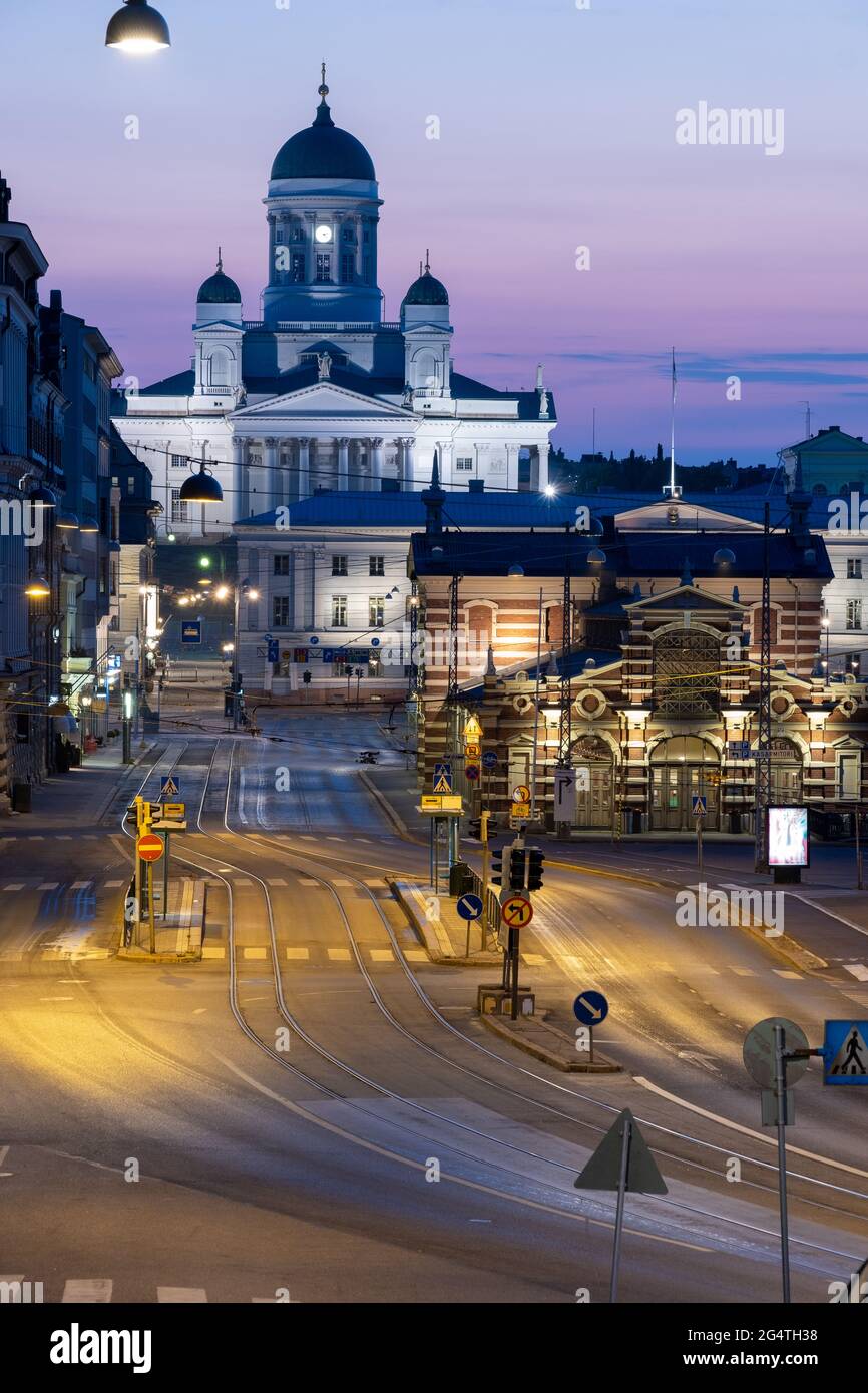 Downtown Helsinki Finland