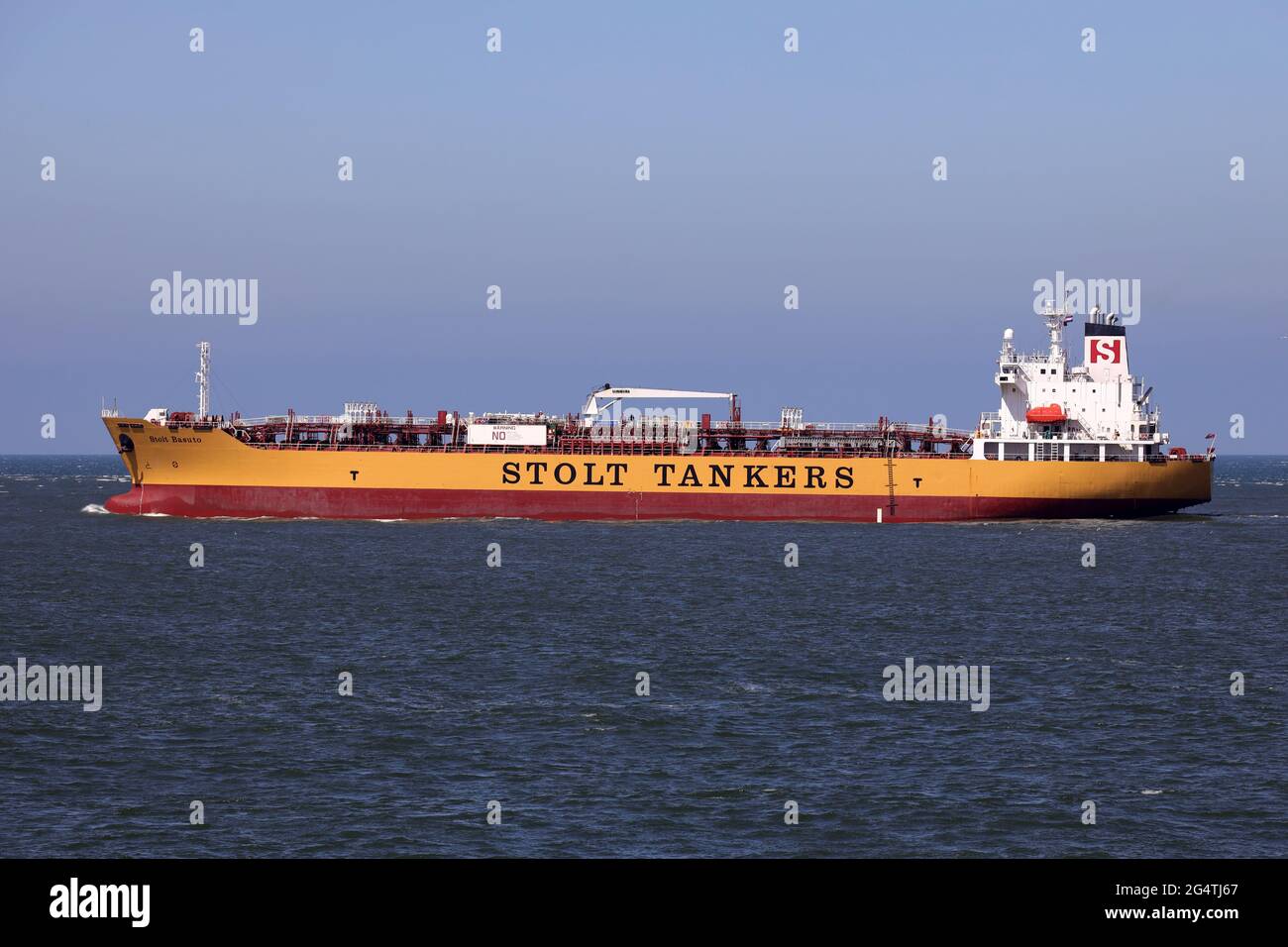 The chemical tanker Stolt Basuto will leave the port of Rotterdam on May 29, 2021 Stock Photo ...