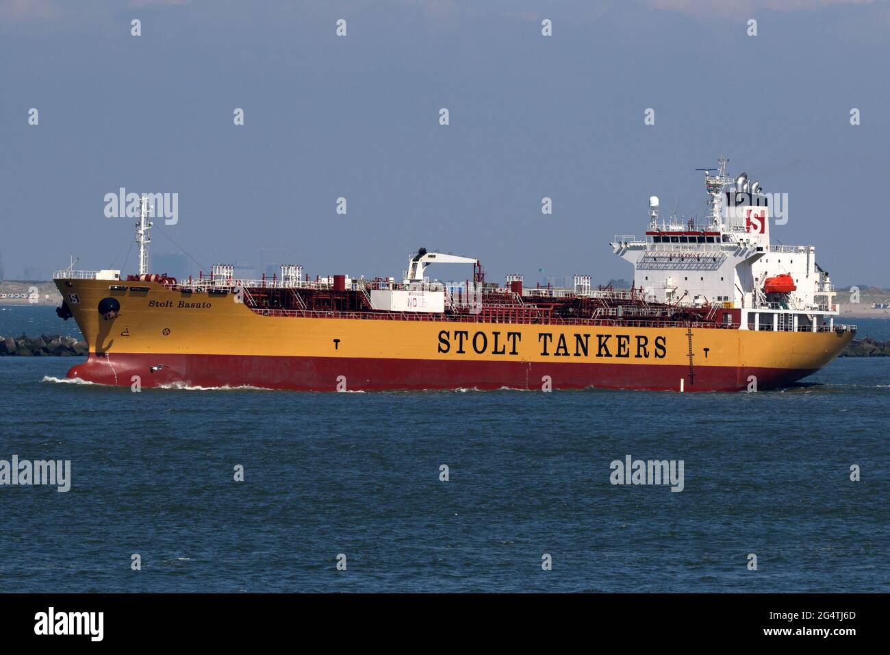 The chemical tanker Stolt Basuto will leave the port of Rotterdam on ...