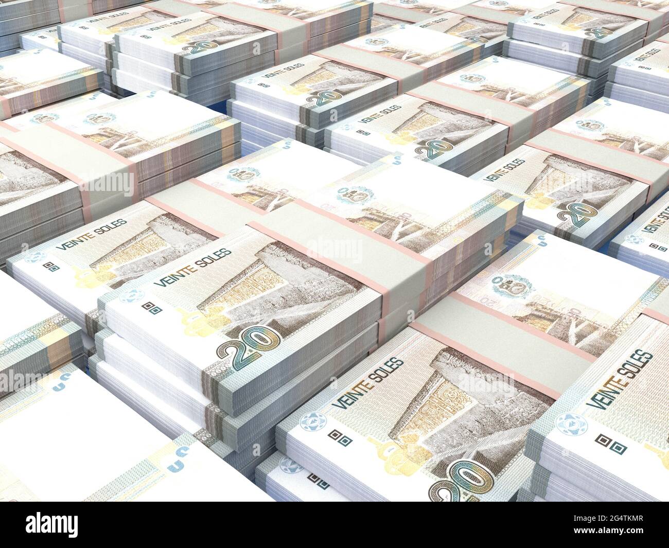 Money of Peru. Peruvian sol bills. PEN banknotes. 20 soles. Business ...