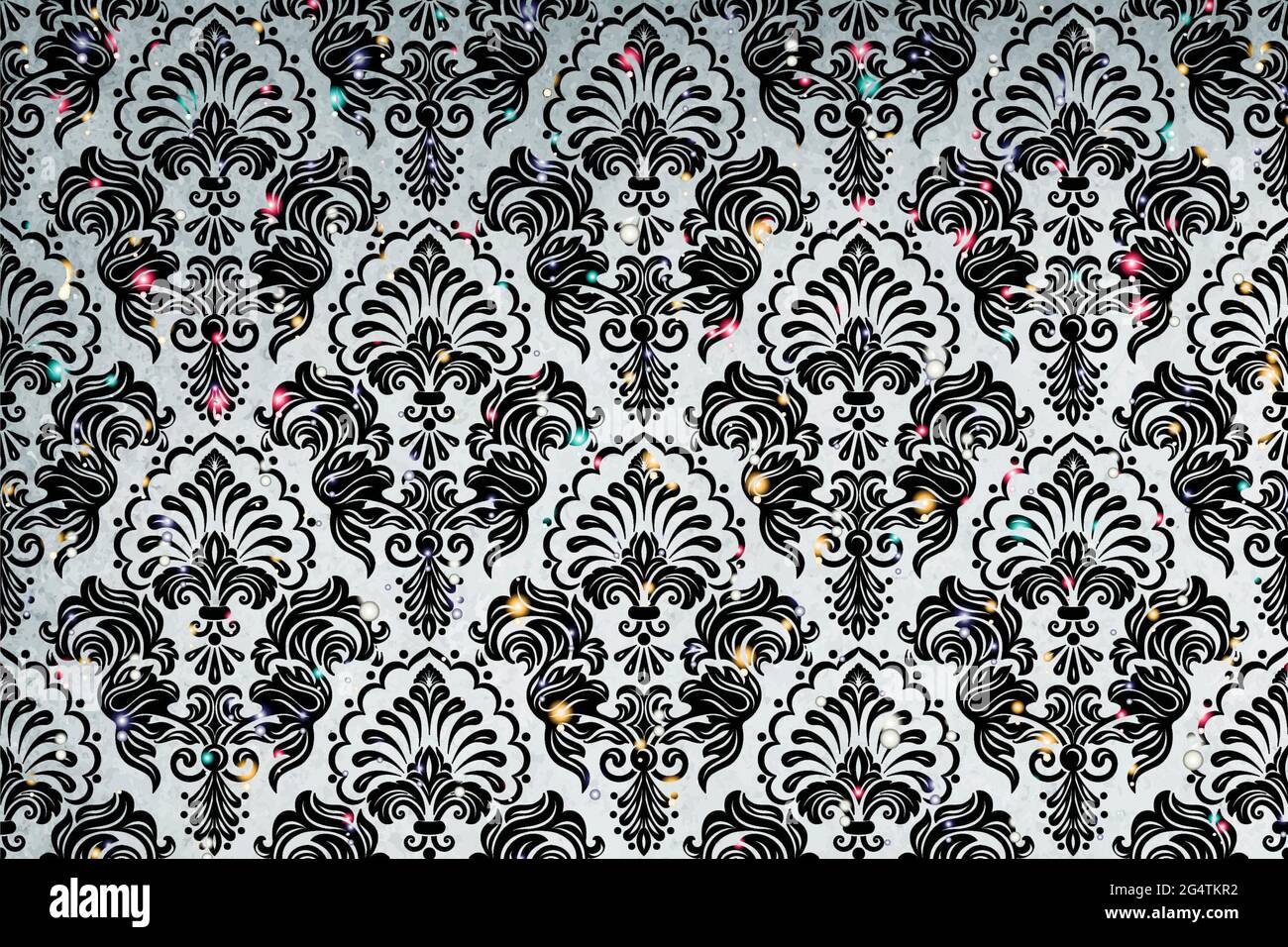 Classical luxury old fashioned damask ornament, royal victorian ...