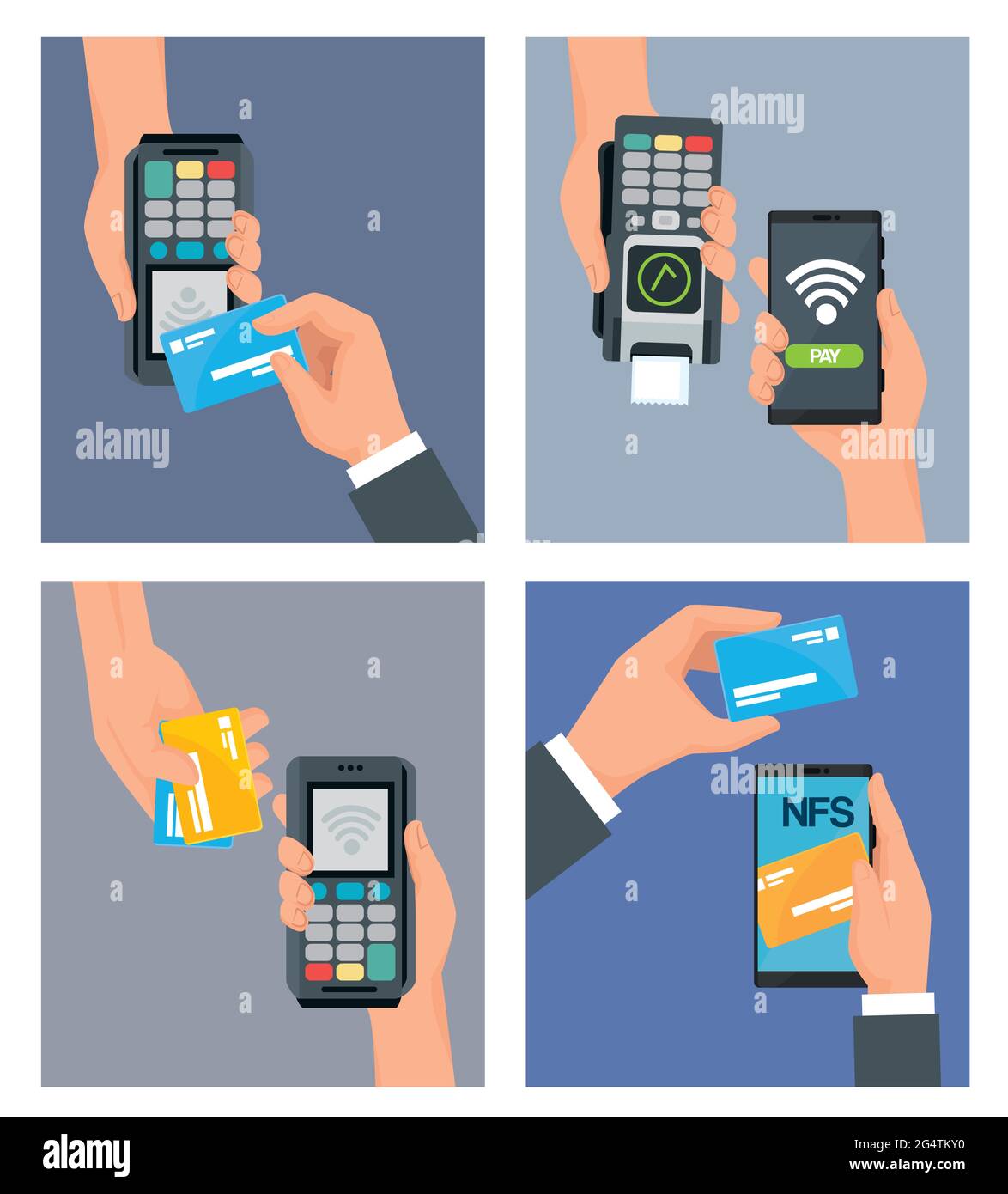 Contactless transaction transactions hi-res stock photography and ...