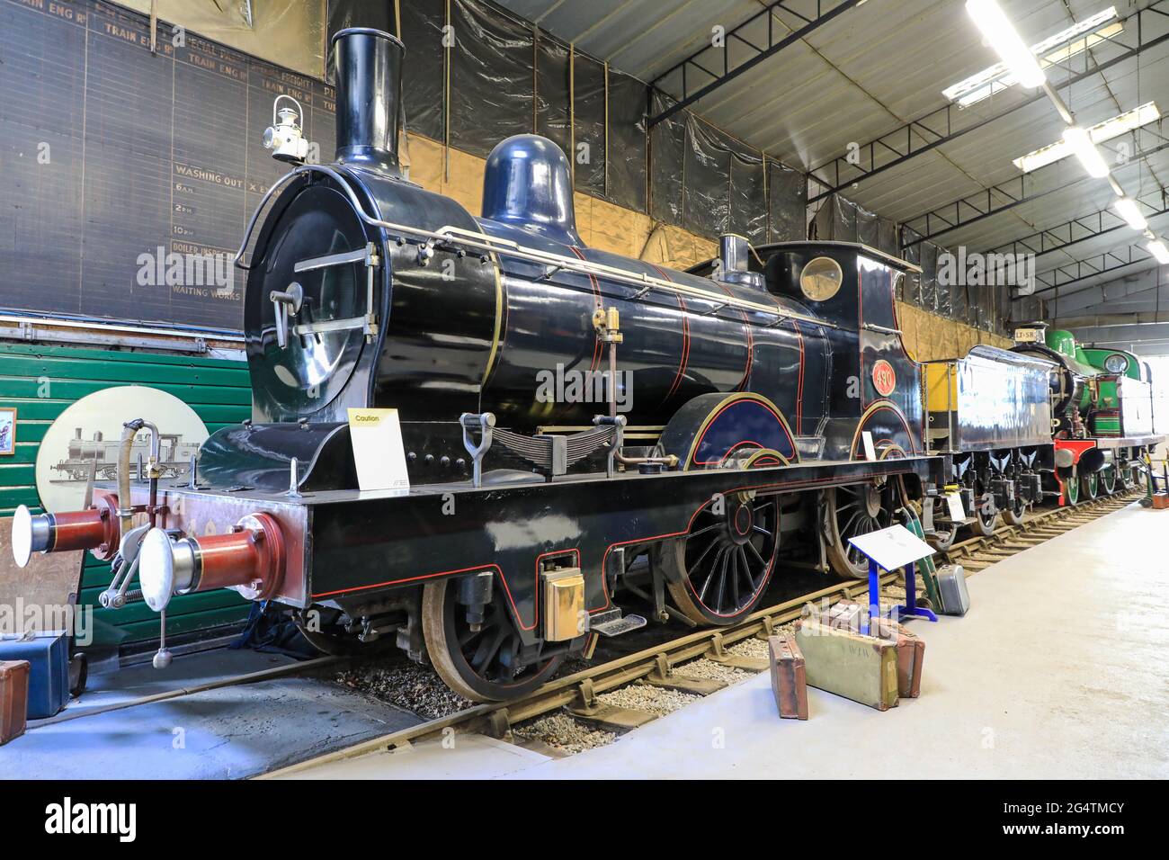 A preserved steam locomotive, Great Eastern Railways class T26 number ...