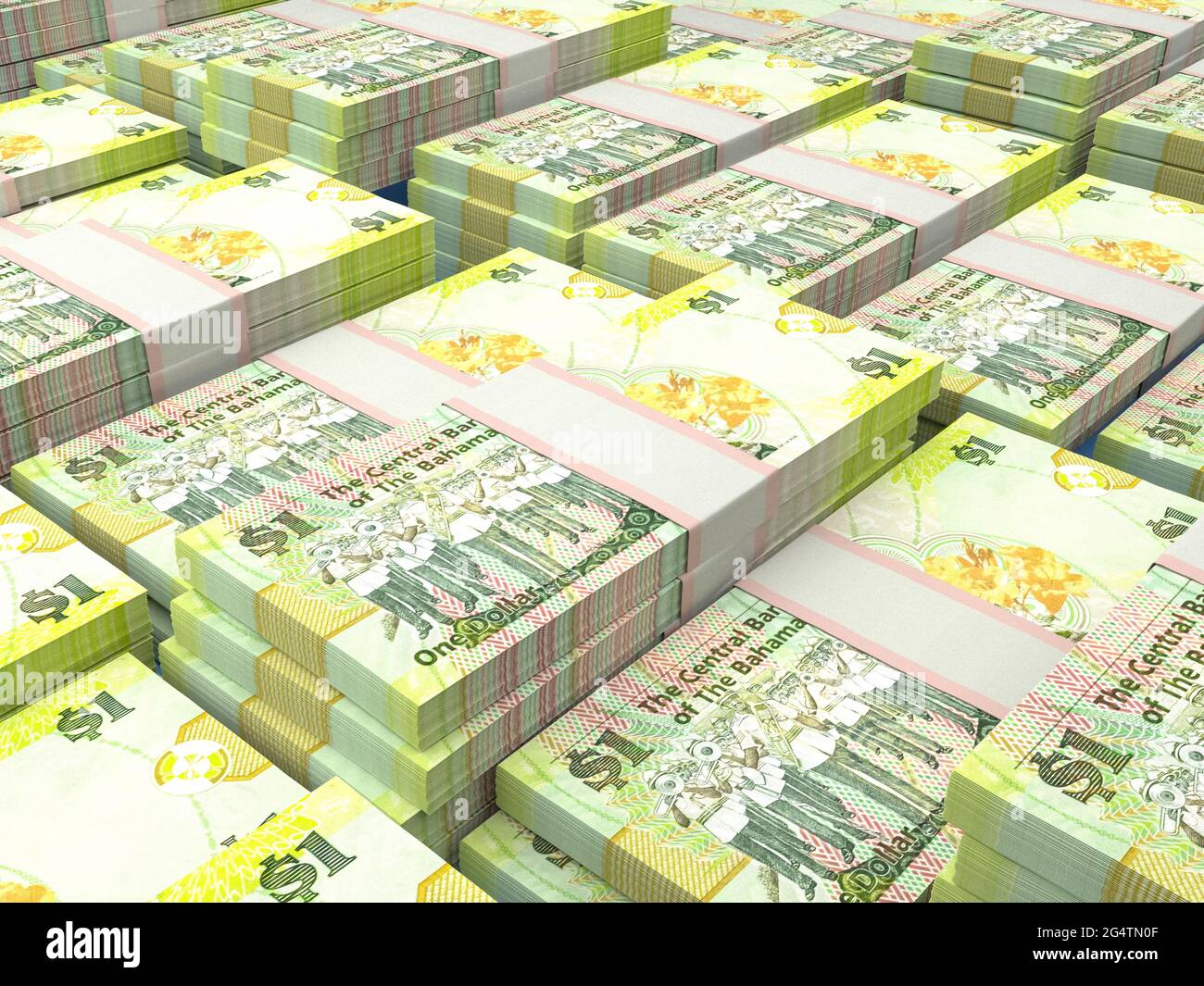 Money of Bahamas. Bahamas dollar bills. BSD banknotes. 1 dollars ...