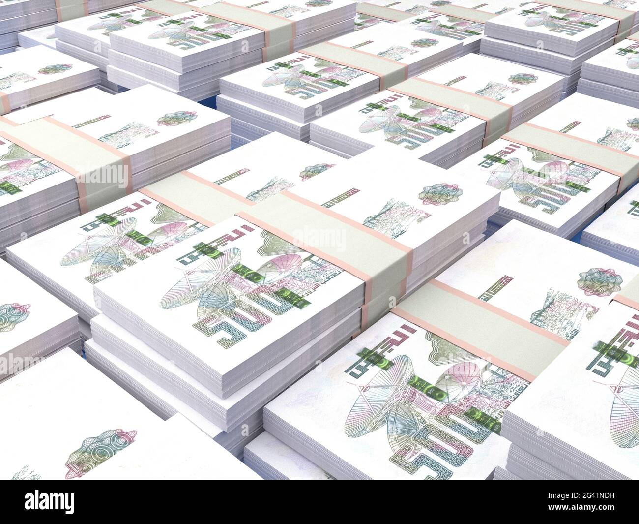 Money of Algeria. Algerian dinar bills. DZD banknotes. 500 dinars ...