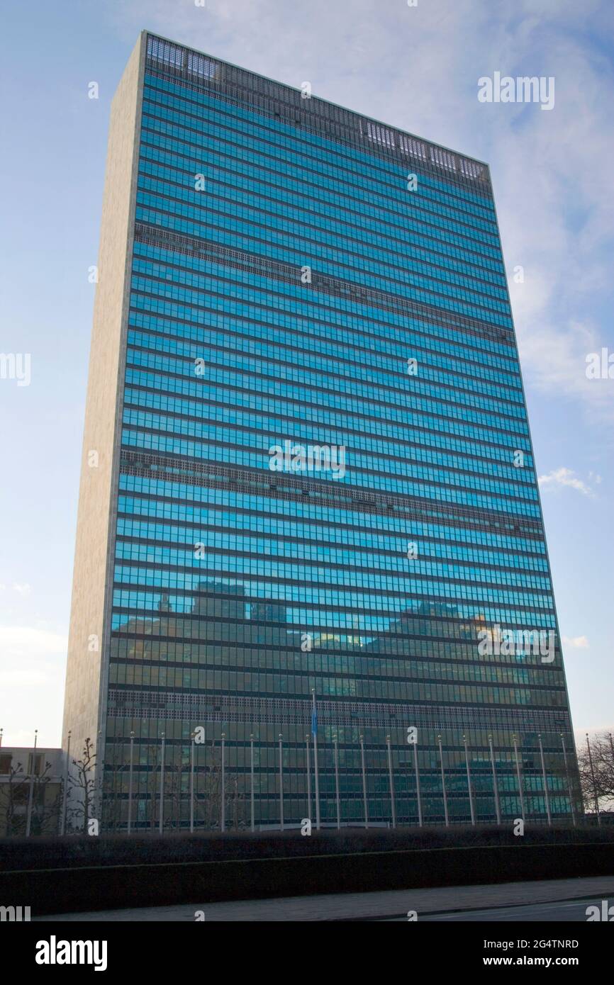 the united nations building in new york city Stock Photo - Alamy