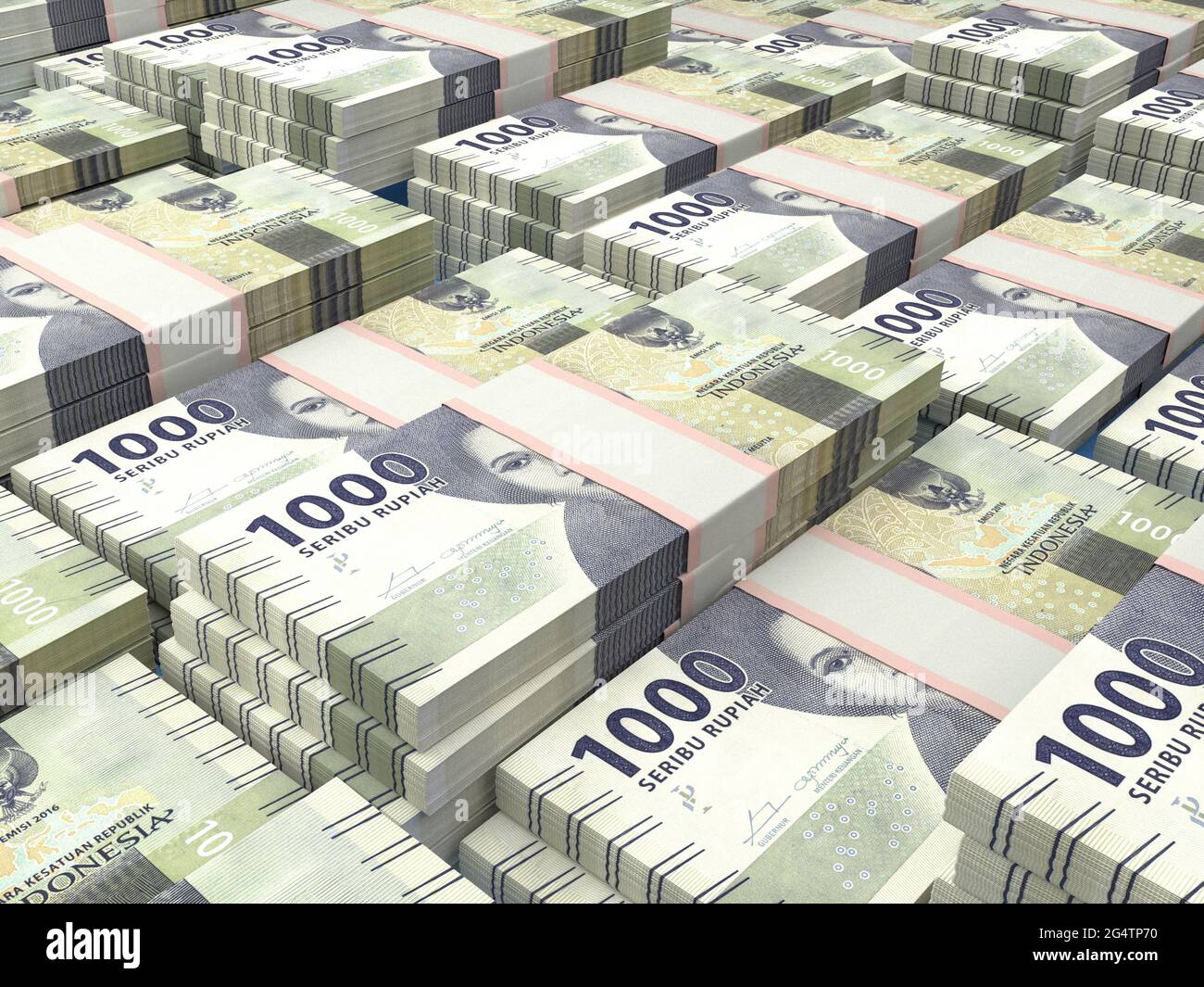 Money of Indonesia. Indonesian rupiah bills. IDR banknotes. 1000 ...