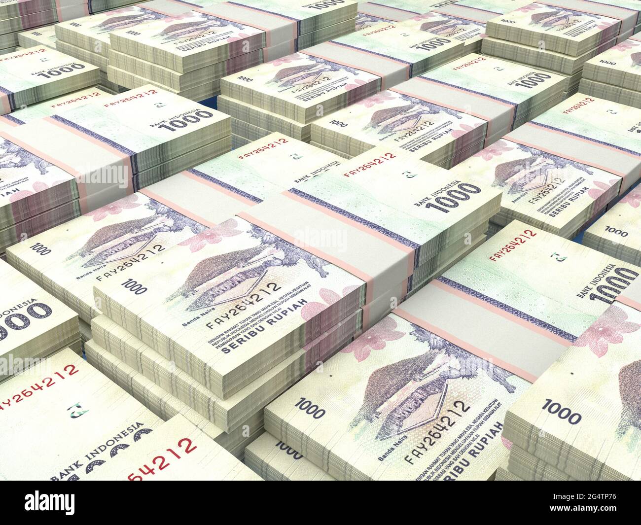 Money of Indonesia. Indonesian rupiah bills. IDR banknotes. 1000 ...