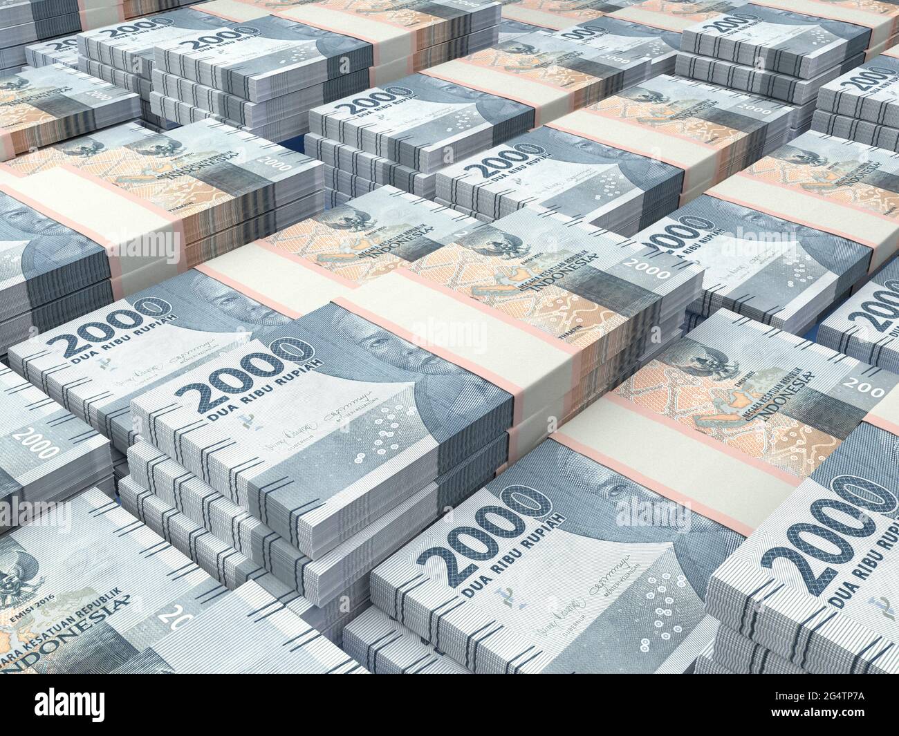 Money of Indonesia. Indonesian rupiah bills. IDR banknotes. 2000 ...