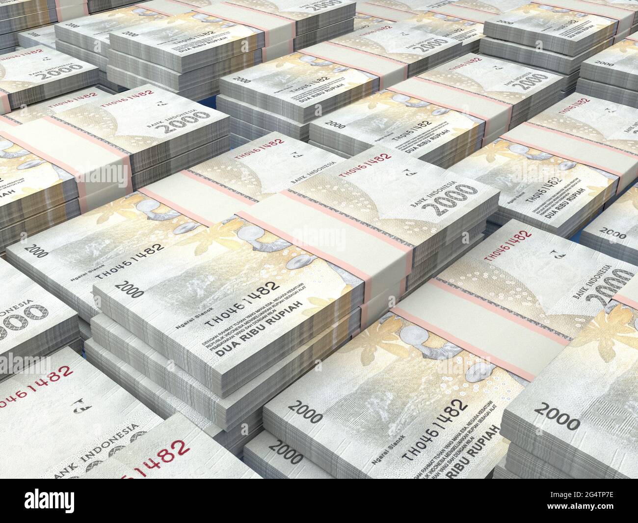 Money of Indonesia. Indonesian rupiah bills. IDR banknotes. 2000 ...