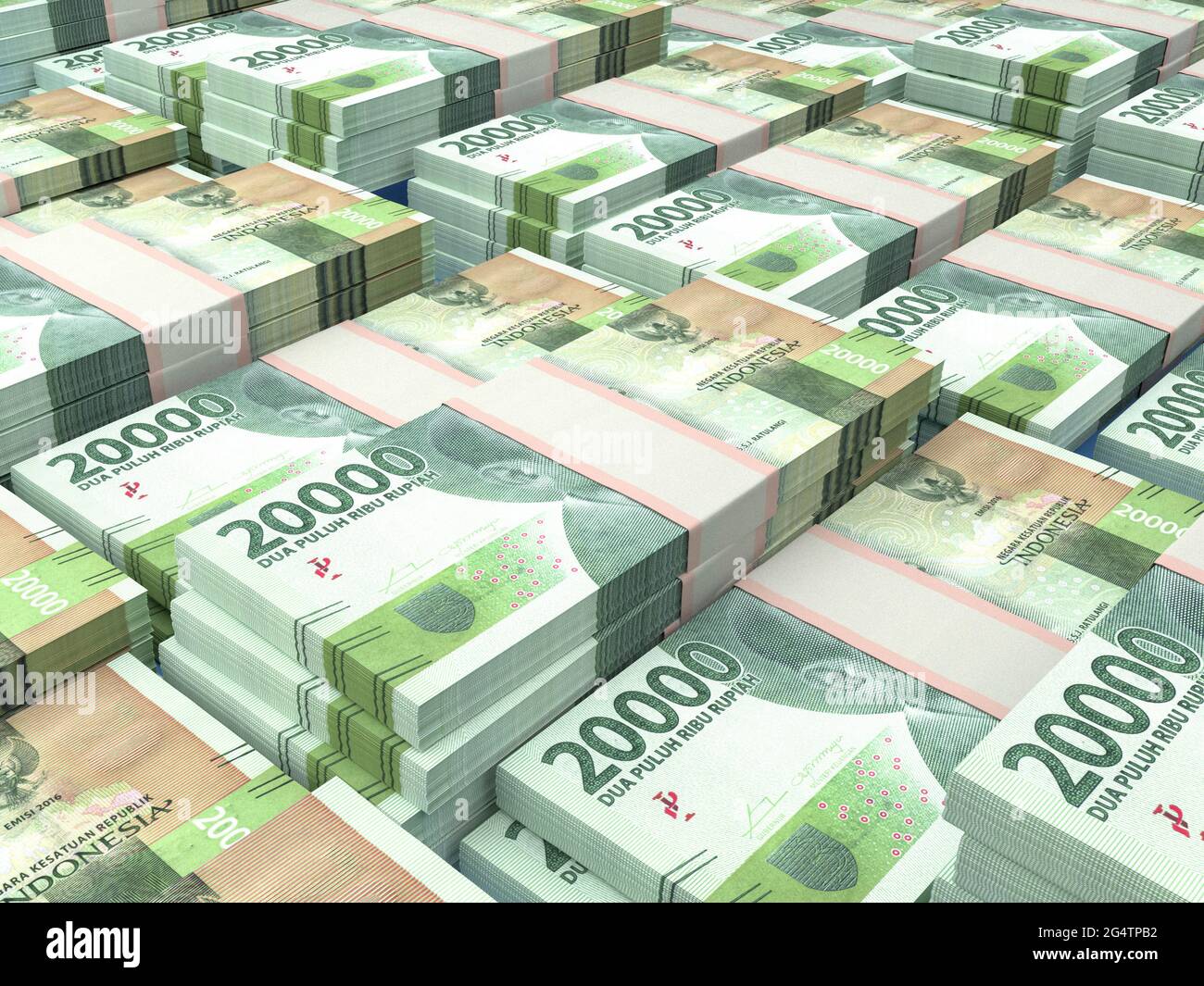 Money of Indonesia. Indonesian rupiah bills. IDR banknotes. 20000 ...