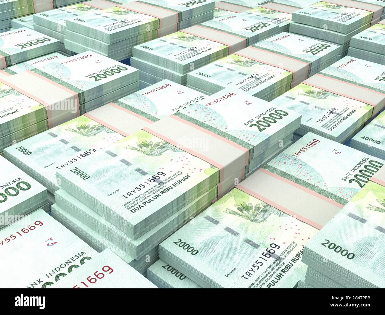 Money of Indonesia. Indonesian rupiah bills. IDR banknotes. 20000 ...