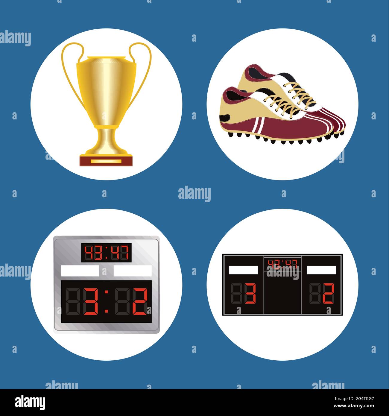 Four match Stock Vector Images - Alamy