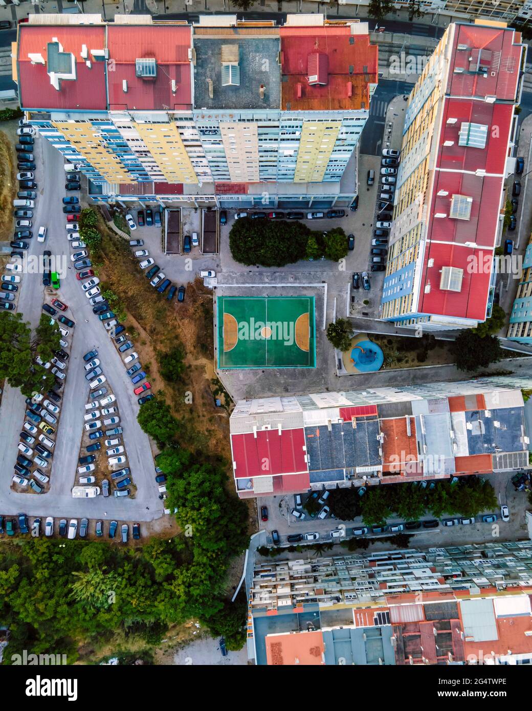 Almada lisbon portugal cacilhas aerial hi-res stock photography and ...