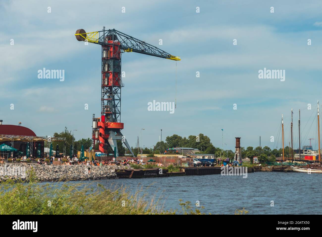 Amsterdam, The Netherlands June 11, 2021: Image of an old colorful ...
