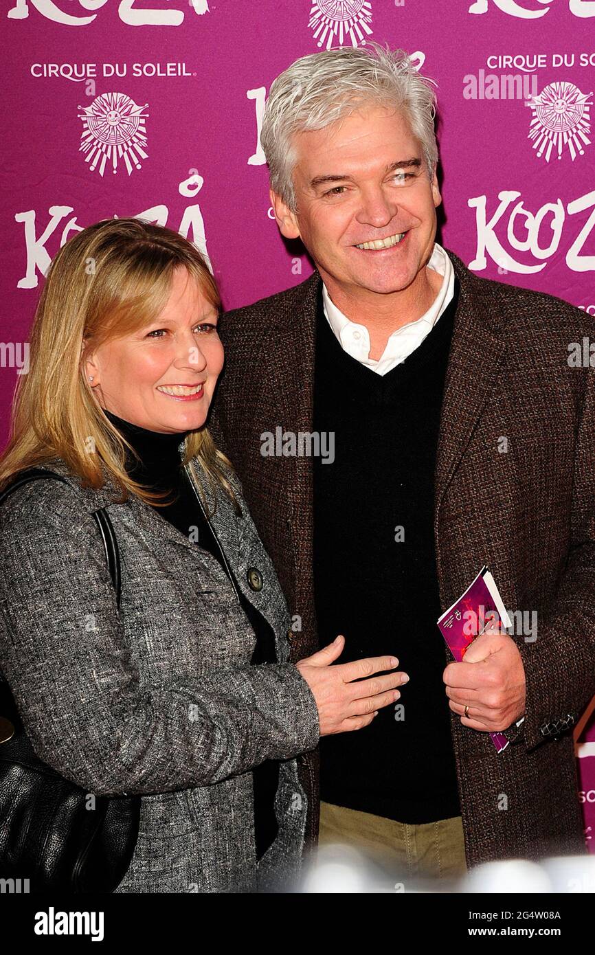 London, UK. Phillip Schofield at the VIP Night for Cirque du Soleil's ...