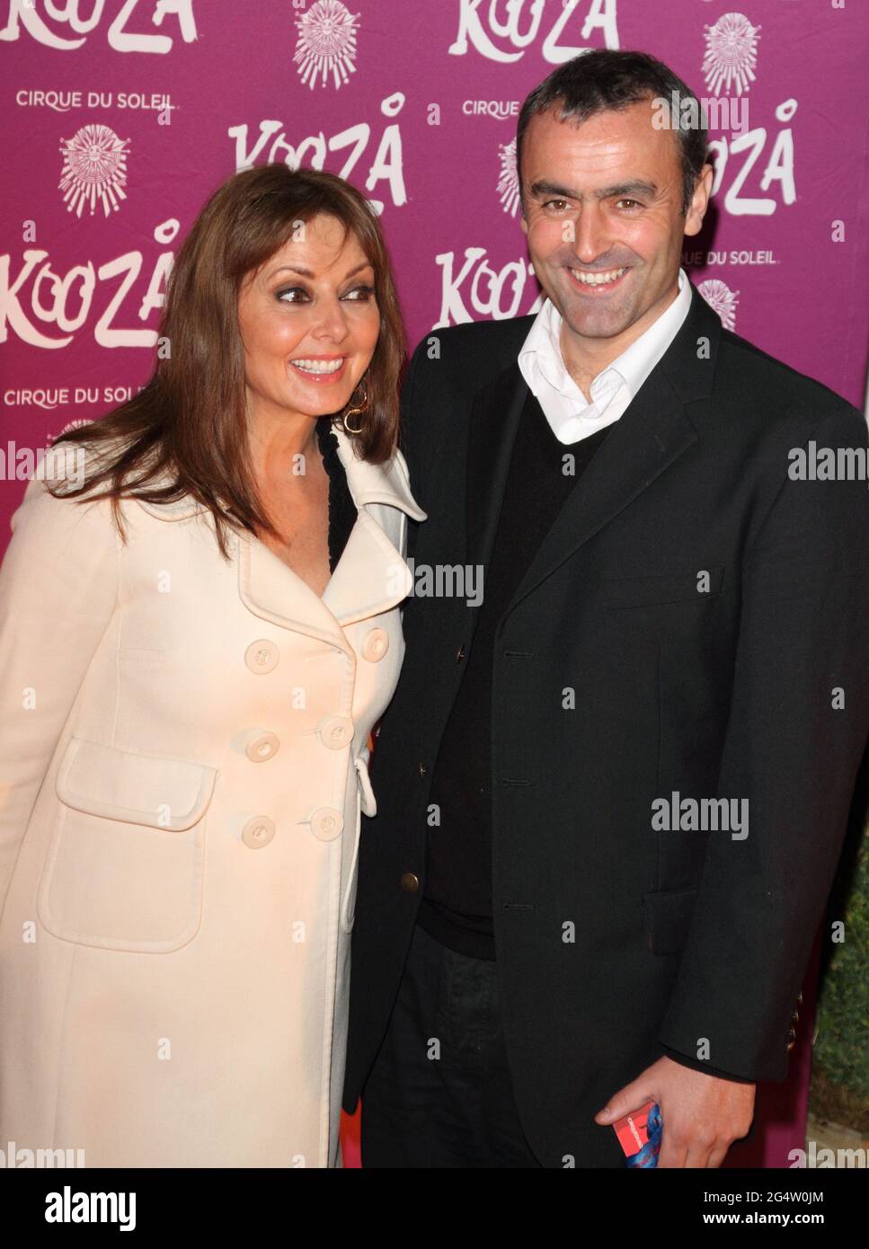 London, UK. Carol Vorderman and Graham Duff at the VIP Night for Cirque ...