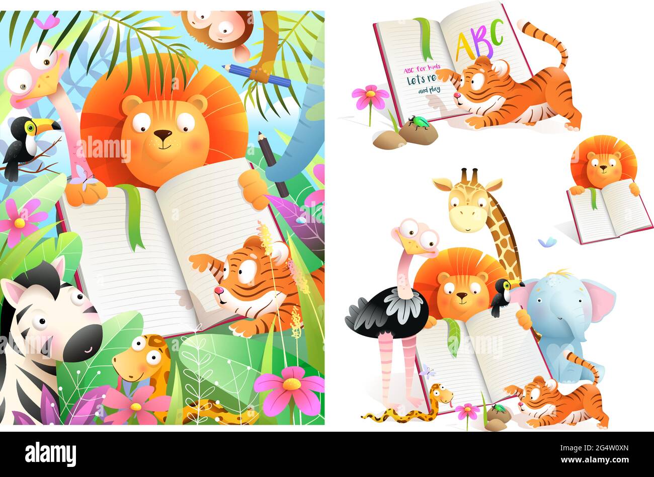 Animals of the jungle book hi-res stock photography and images - Alamy