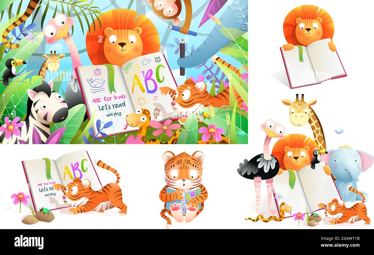 Animals of the jungle book hi-res stock photography and images - Alamy