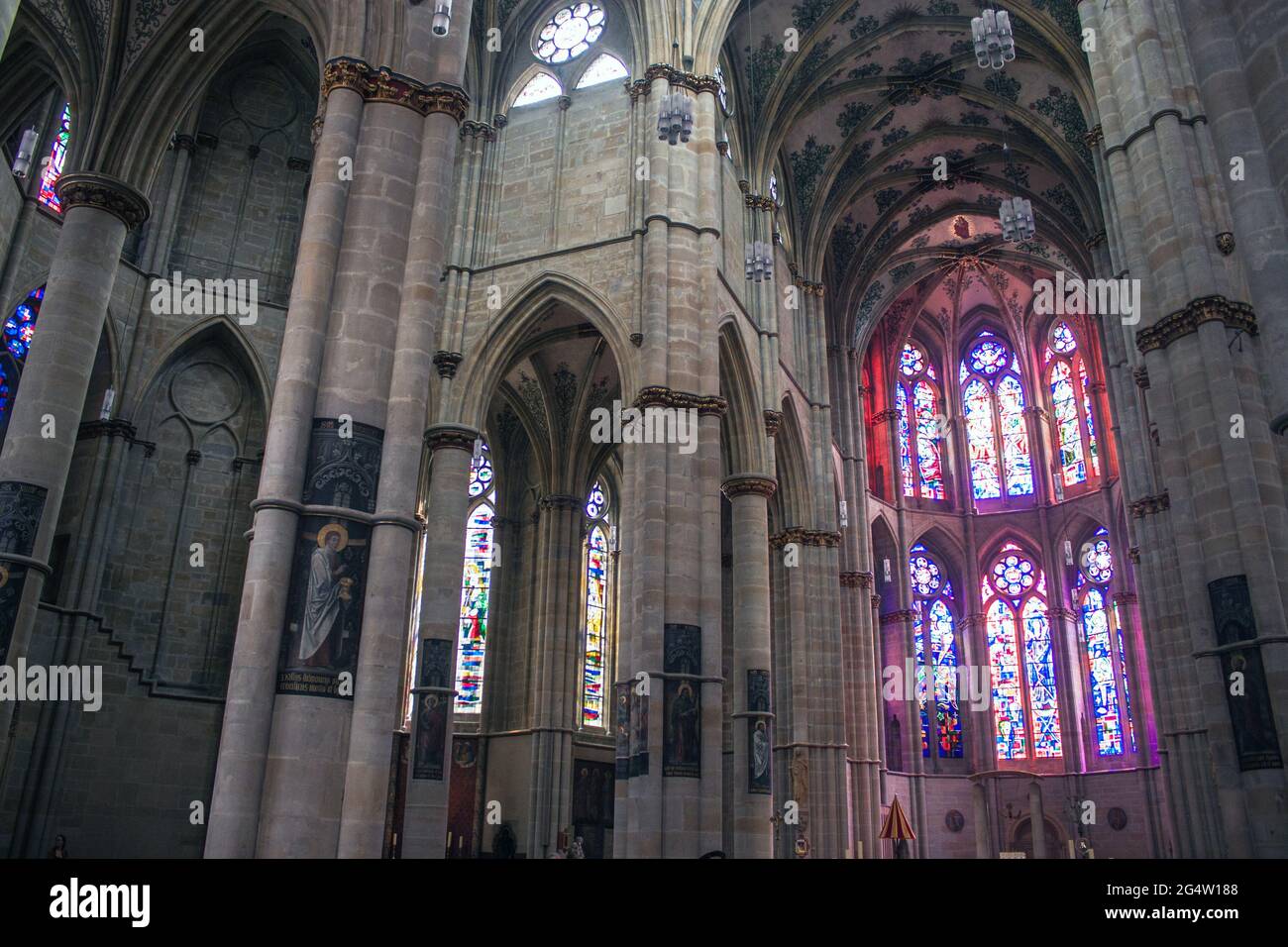 Interior of cathedral in Trier, Germany Stock Photo - Alamy