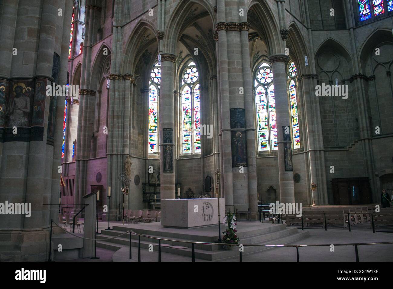 Interior of cathedral in Trier, Germany Stock Photo - Alamy