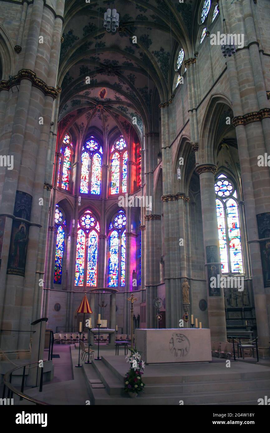 Interior of cathedral in Trier, Germany Stock Photo - Alamy