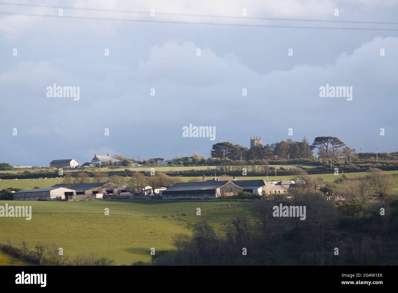 Pennant Farm with Trelights Village and Trevathan Farm Shop in the ...