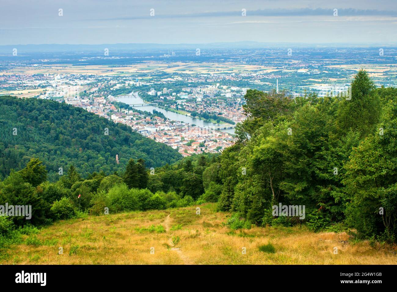 Aerial view of Heidelberg, Germany Stock Photo - Alamy