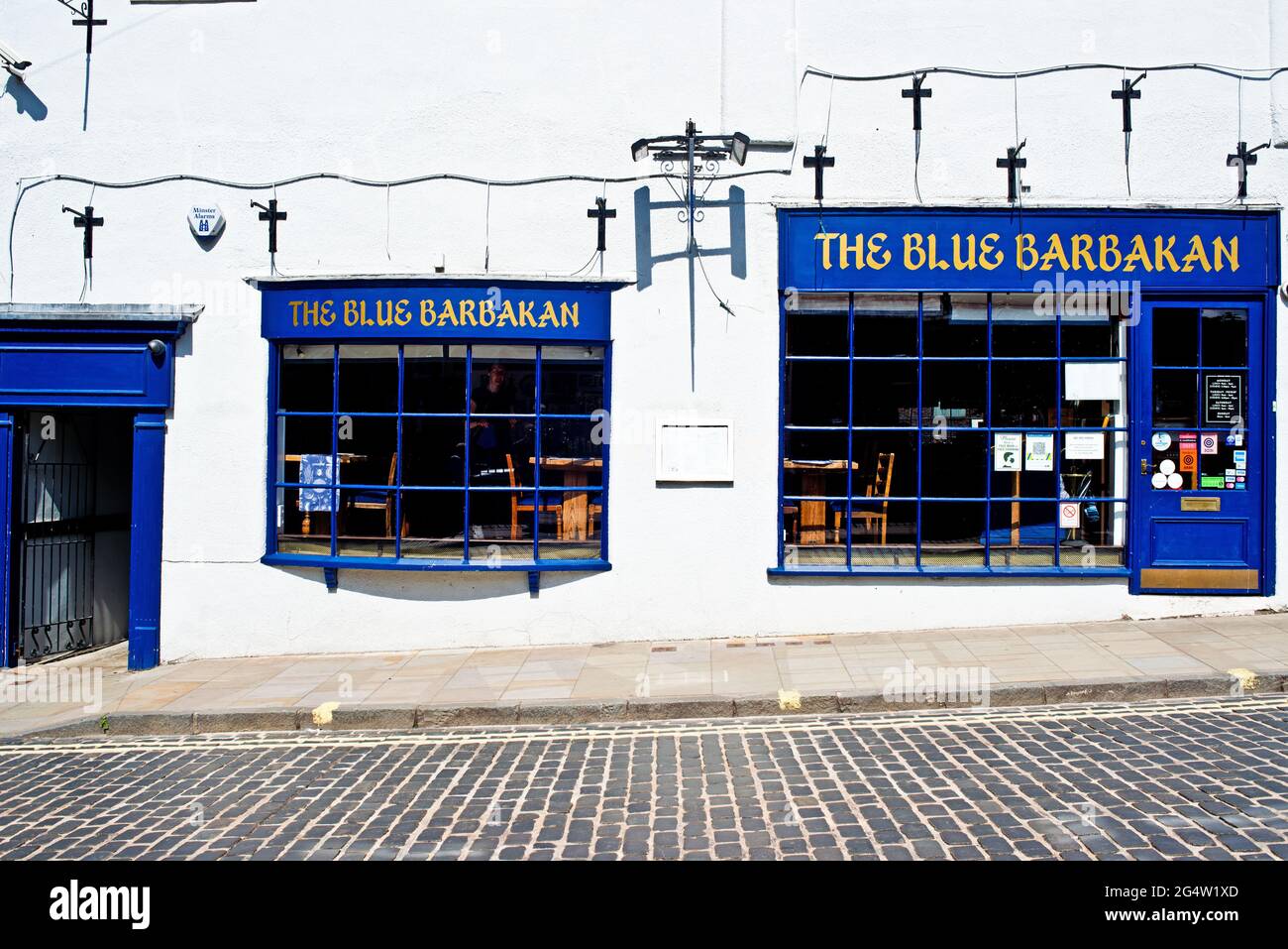 The blue Barbikan ( formely the The Blue Bicycle ), Fossgate, York ...