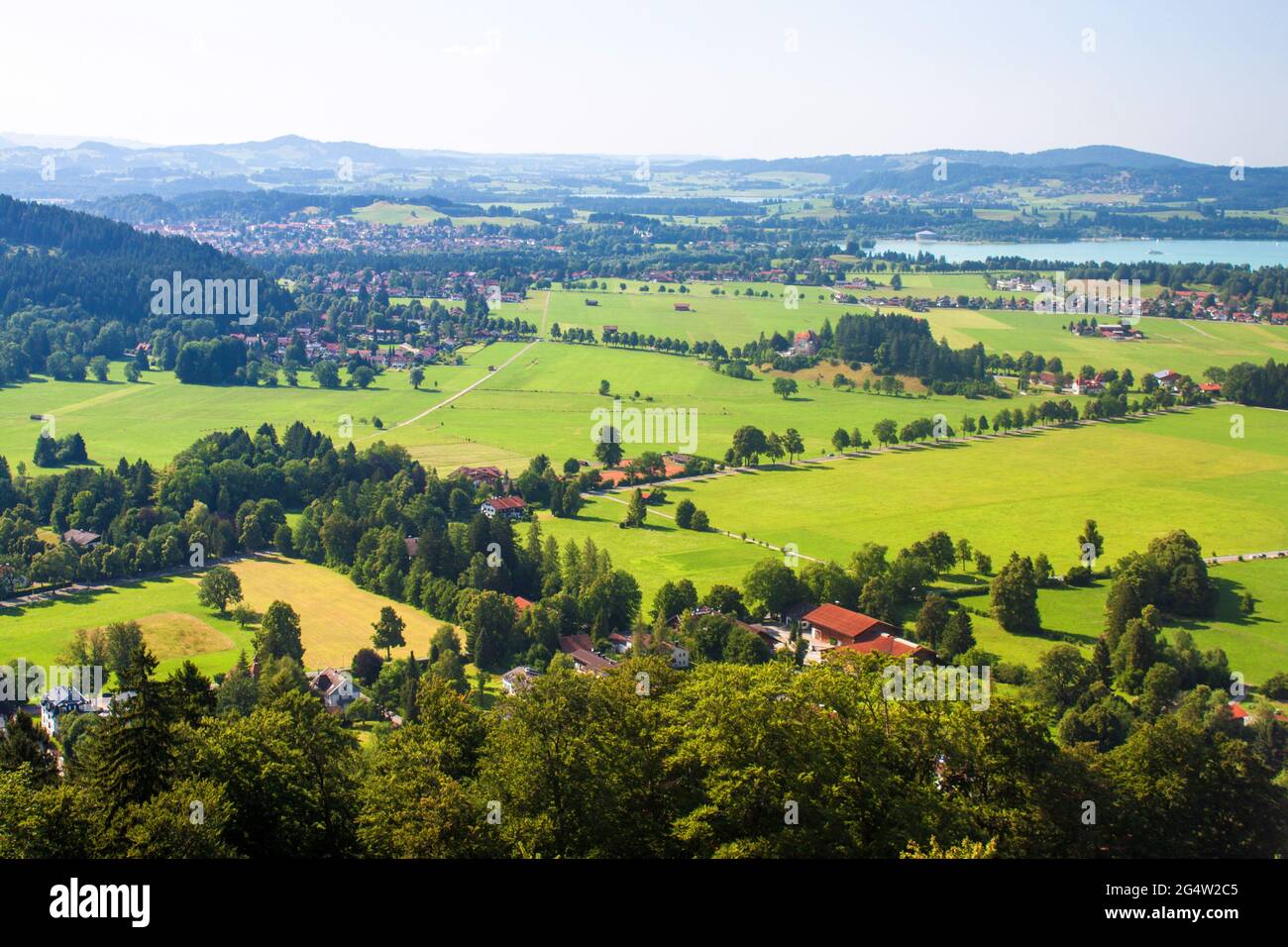 Countryside in Alps in Bavaria, Germany Stock Photo - Alamy