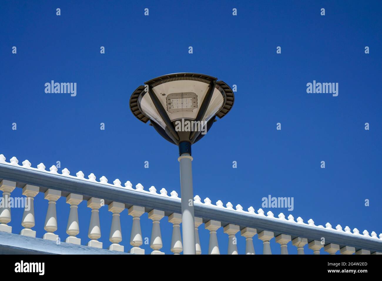 Old lamps along the way, which are still in operation today Stock Photo ...