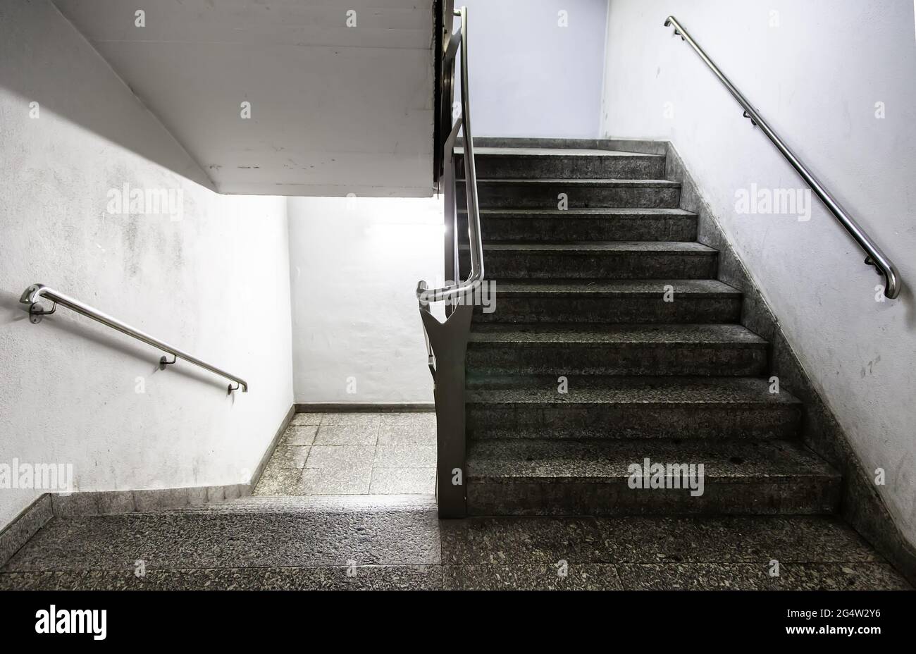Stairs detail in a modern building Stock Photo - Alamy