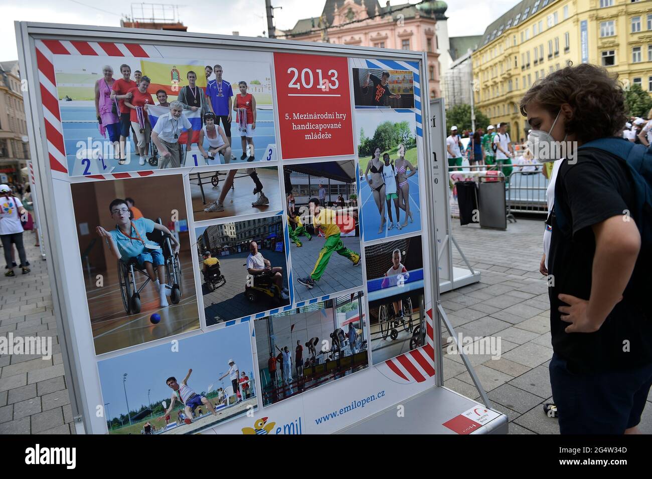 Brno, Czech Republic. 23rd June, 2021. European Youth Games for the ...