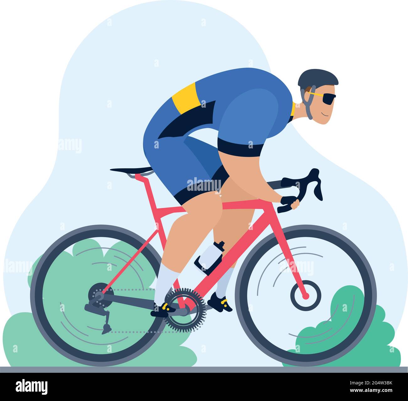 Professional road cyclist vector image hi-res stock photography and ...