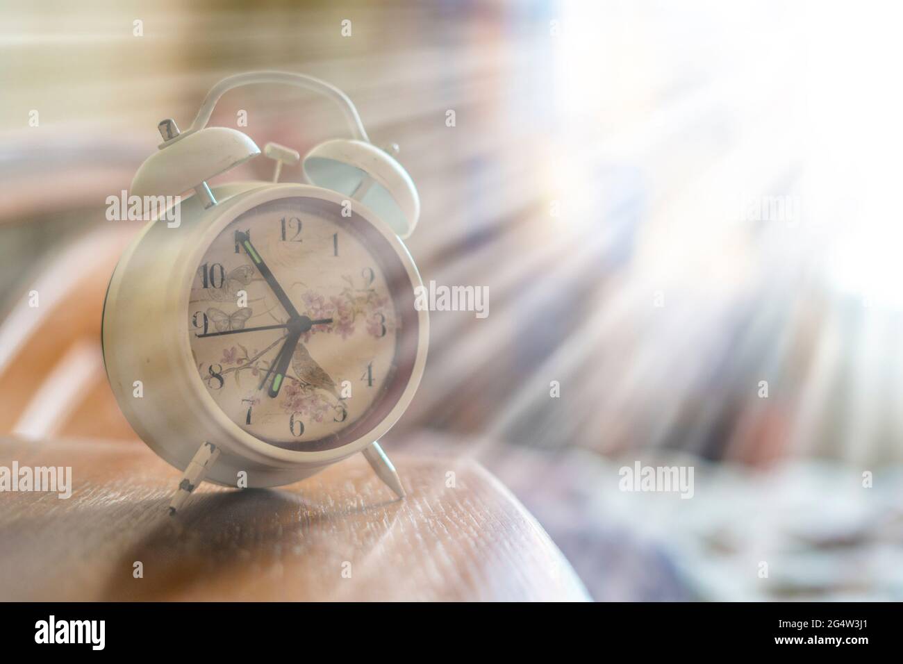 Clock on nightstand hi-res stock photography and images - Alamy